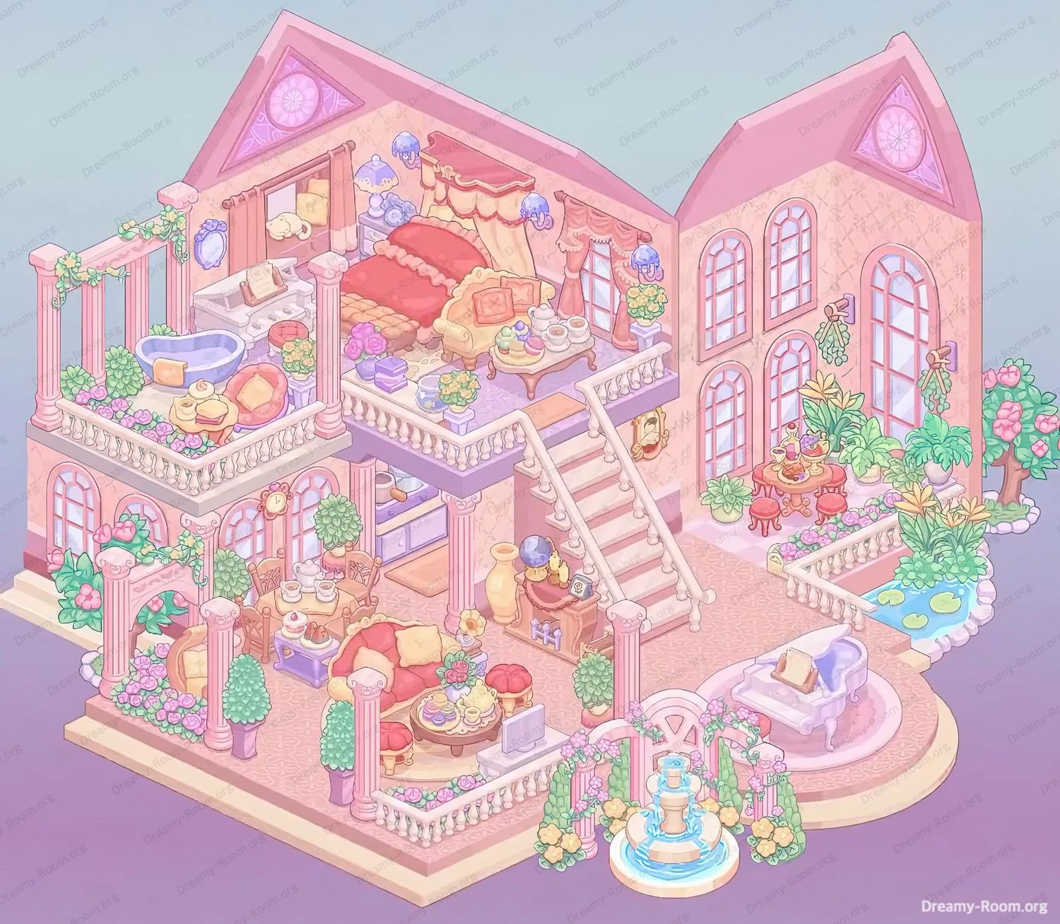 Dreamy Room Flower Mansion Level 3 Walkthrough & Solution